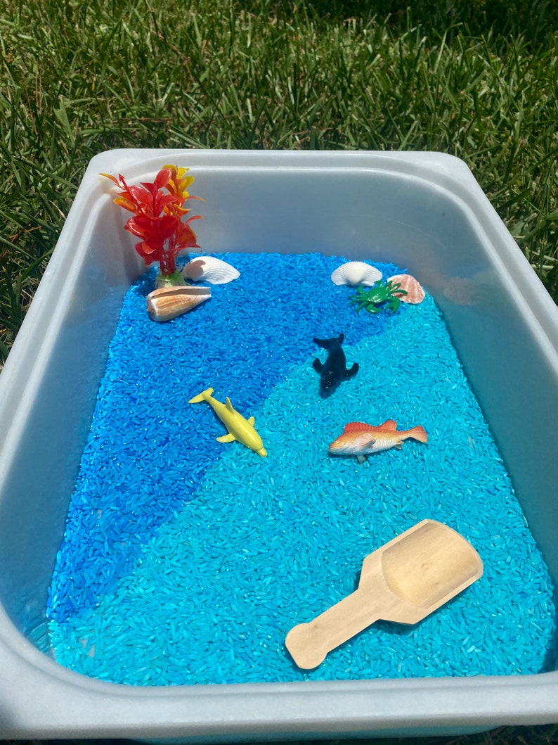 Ocean Sensory Play Kit - Etsy