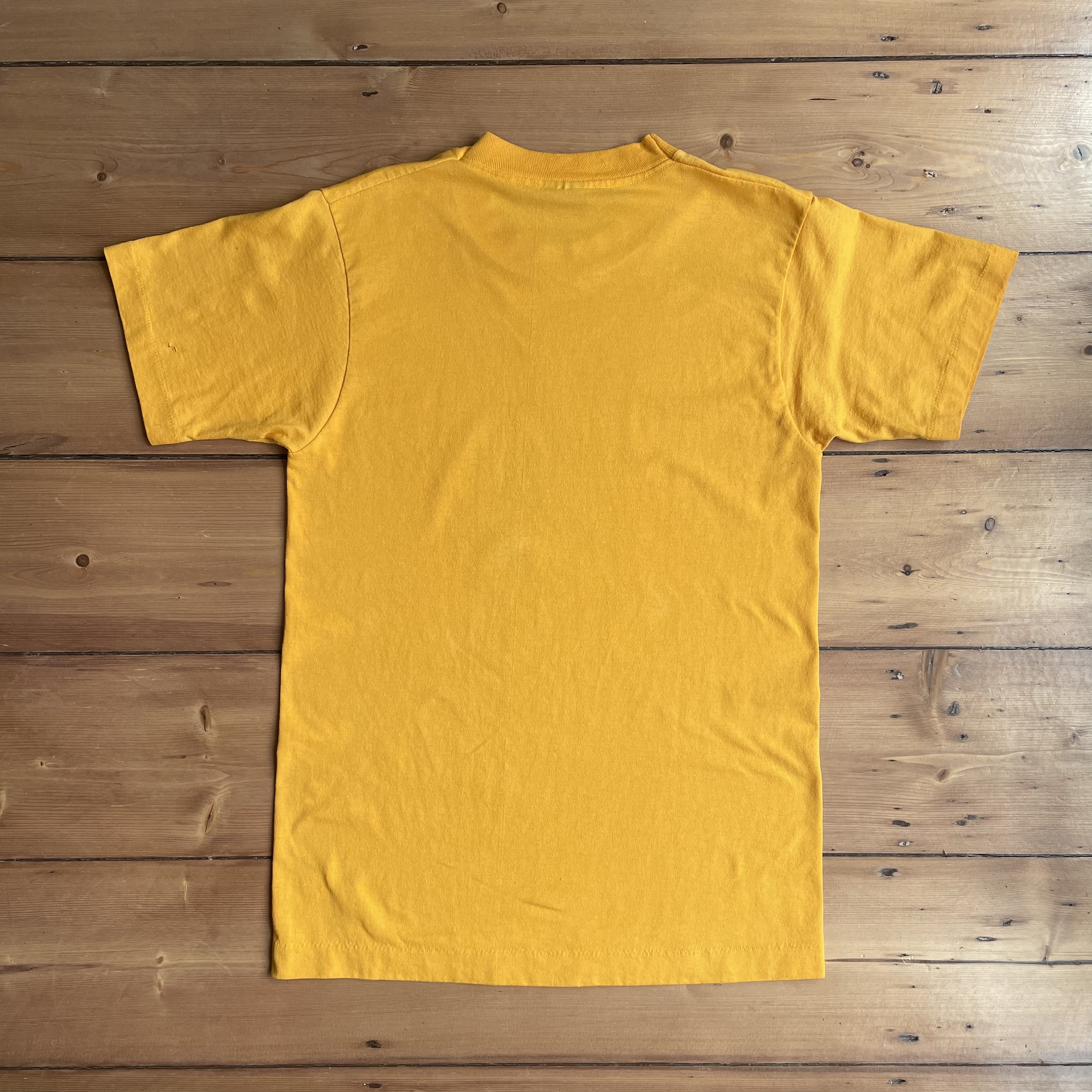 1980s / 1990s Vintage Yellow Tampa Bay Mensa Owl Single Stitch T-shirt ...