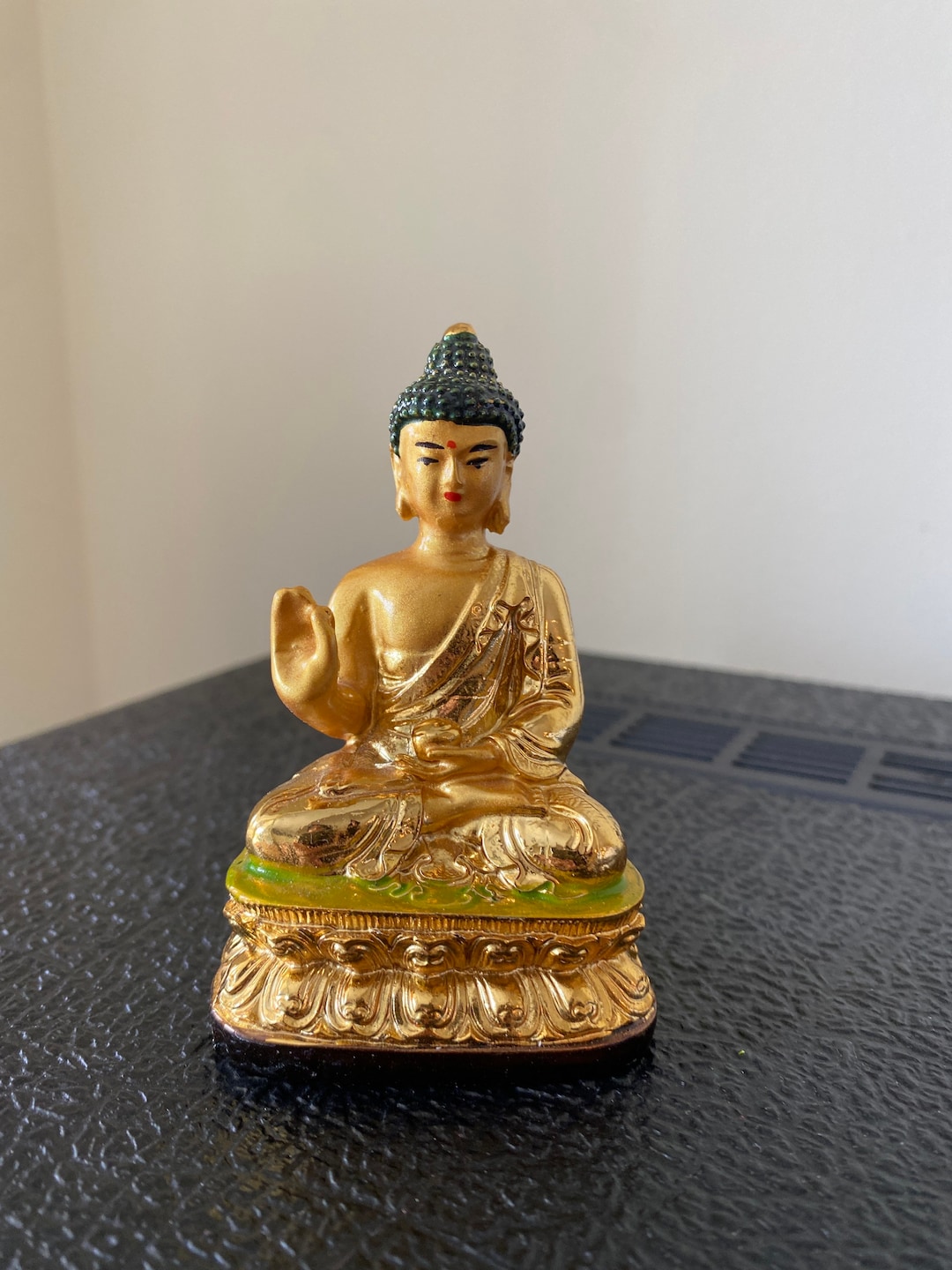 Miniature Buddha Figurine Gold Small Buddha Statue - Etsy