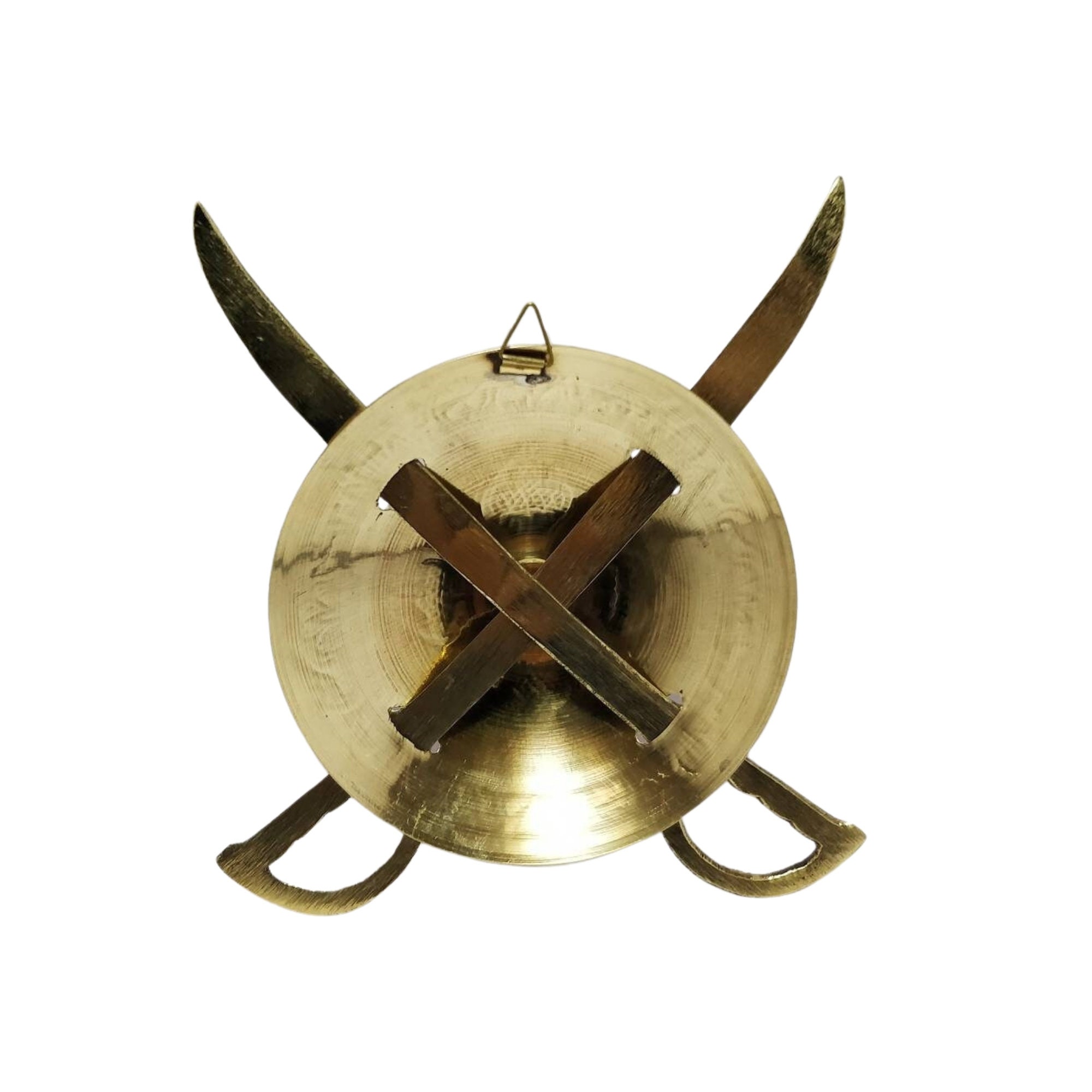 Handcrafted Brass Shield and Sword Set Traditional Ethnic Wall Decor - Etsy
