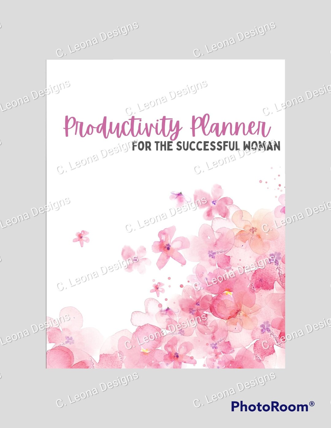 Productivity Planner Goal Planner Pink Productivity Blue - Etsy
