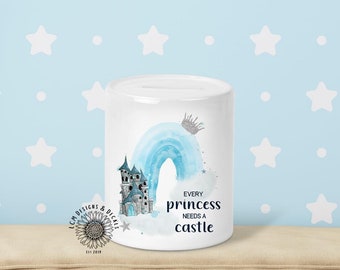 Princess Castle Bank - Etsy