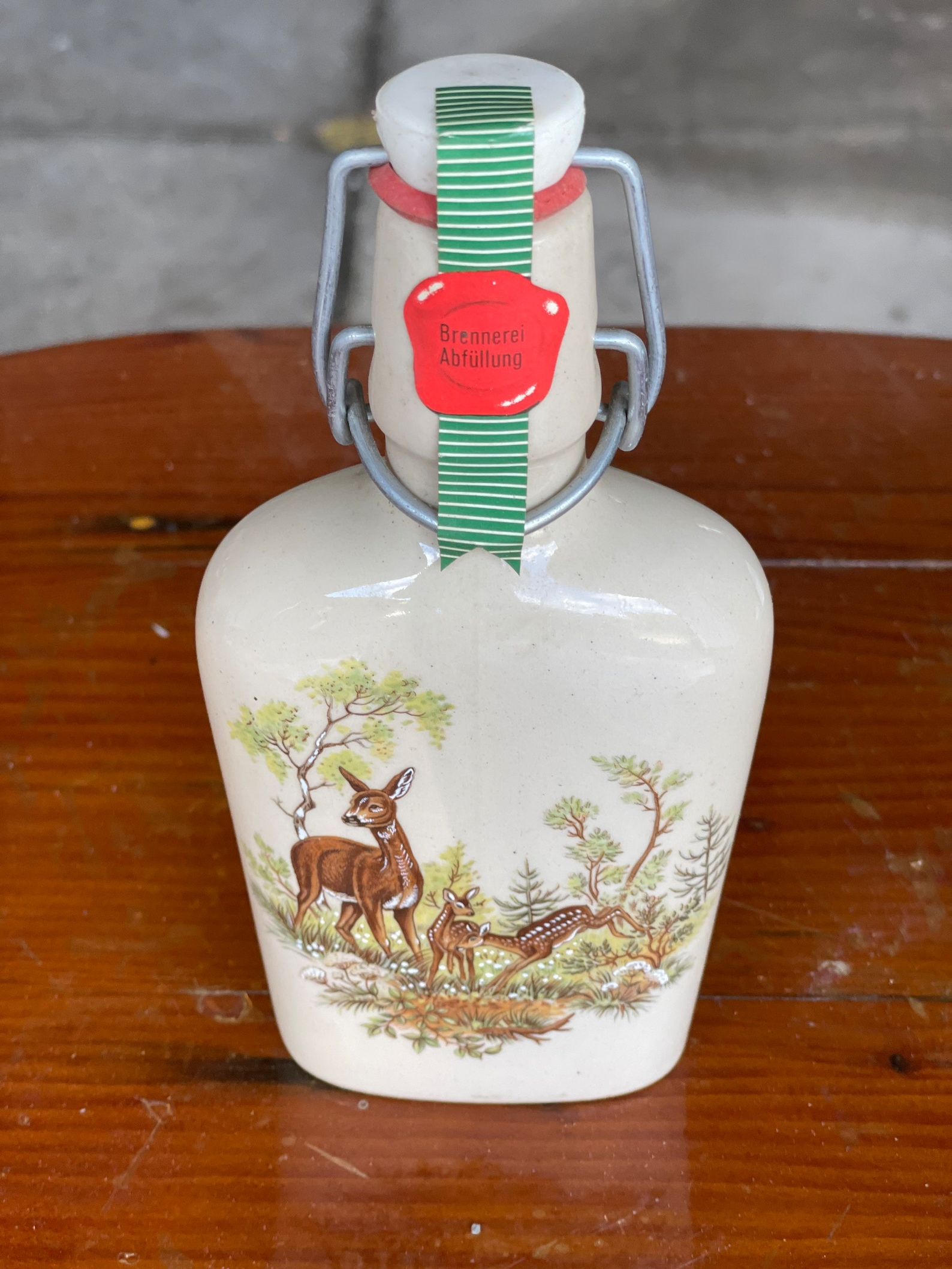 German Flask With Deer Image - Etsy