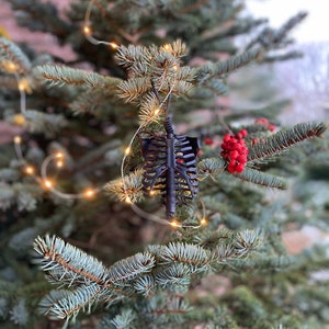 Skeleton Ornament| Christmas Holiday Oddities| Rib Cage for Your Tree ...