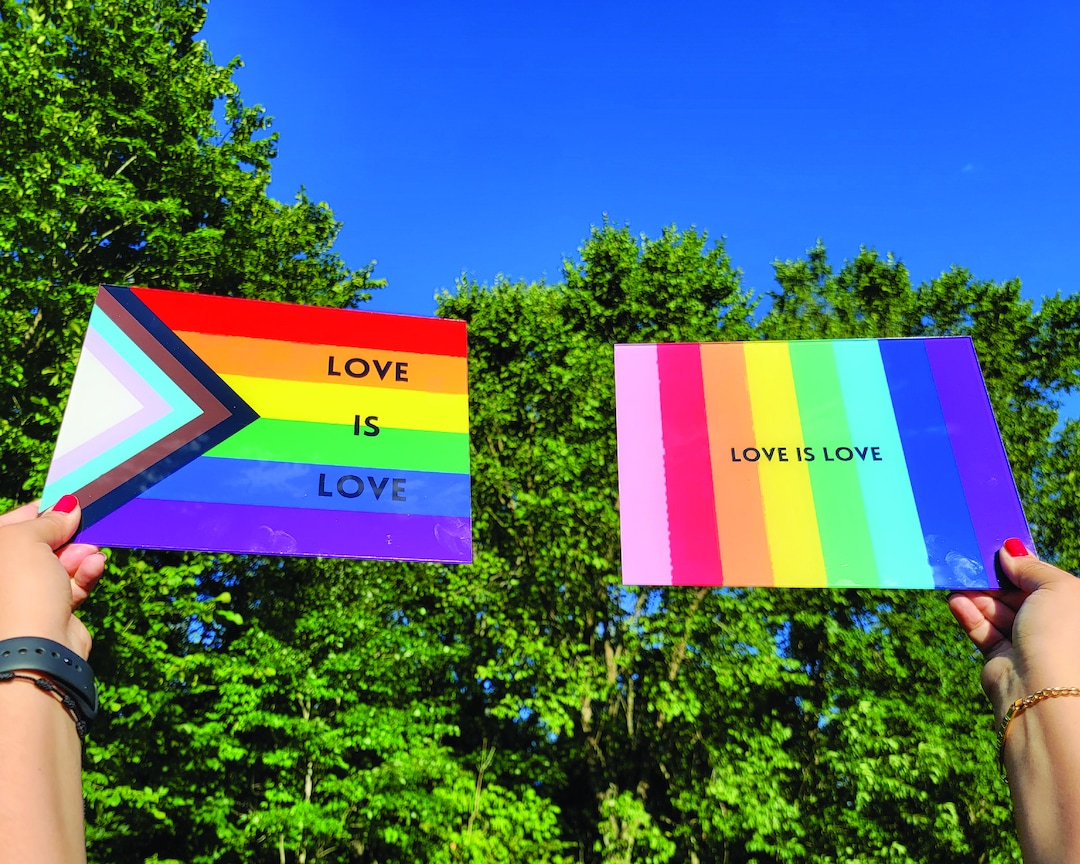 Love is Love Plaque | LGBTQ Pride | Poster | 8 X 10 Acrylic Plaque ...