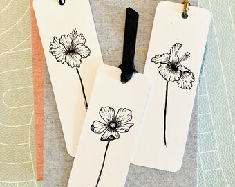 Hand Drawn Bookmarks - Etsy