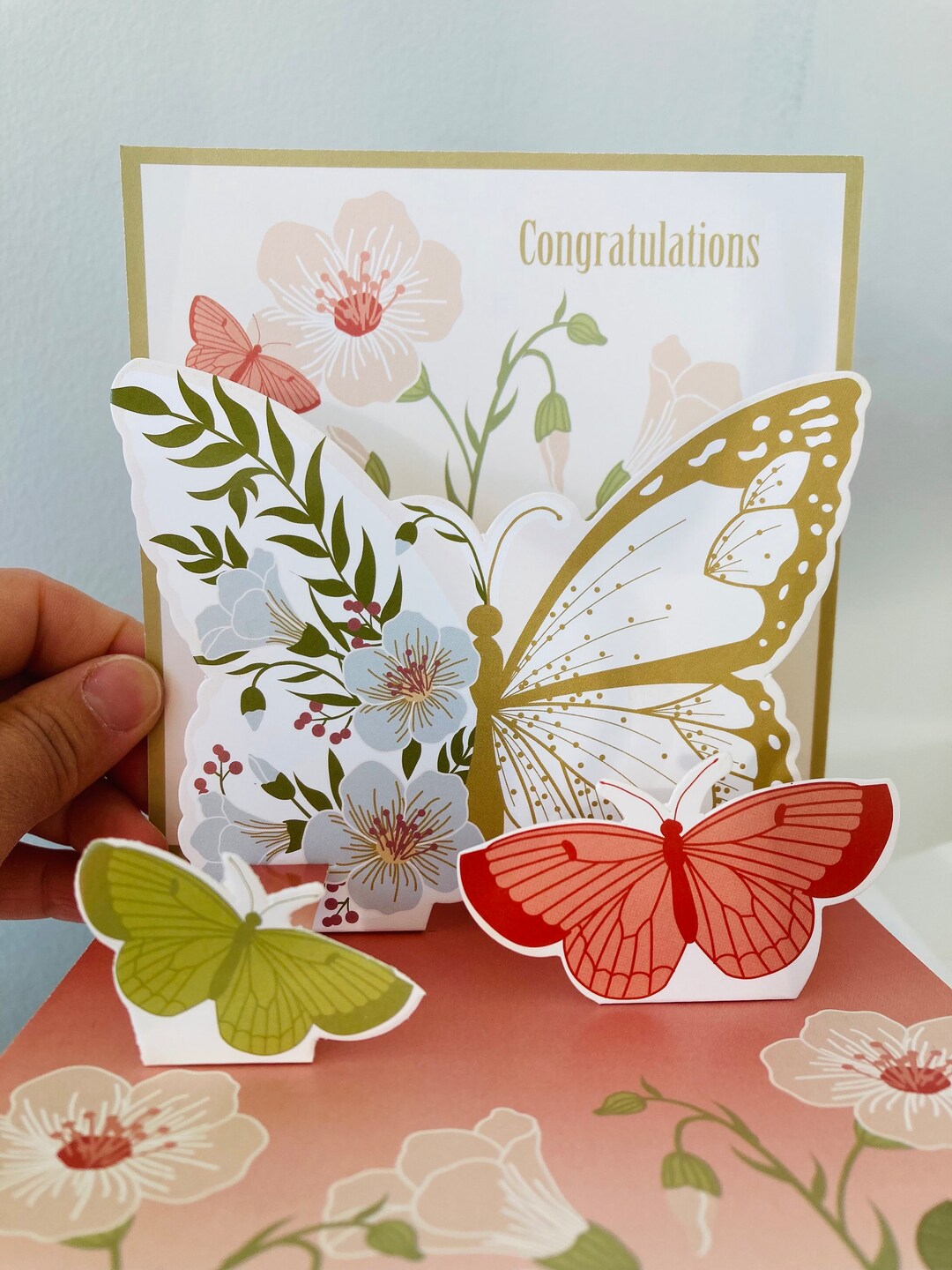 Congrats Pop up 3D Greeting Card | Special Celebration | Blank Greeting ...