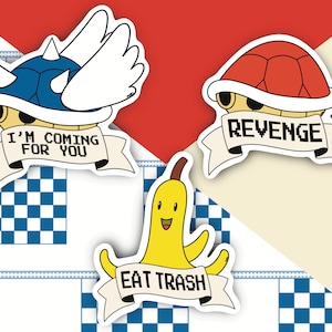 Japanese Go Kart Racing Game Sticker Set | Technology | Gaming ...