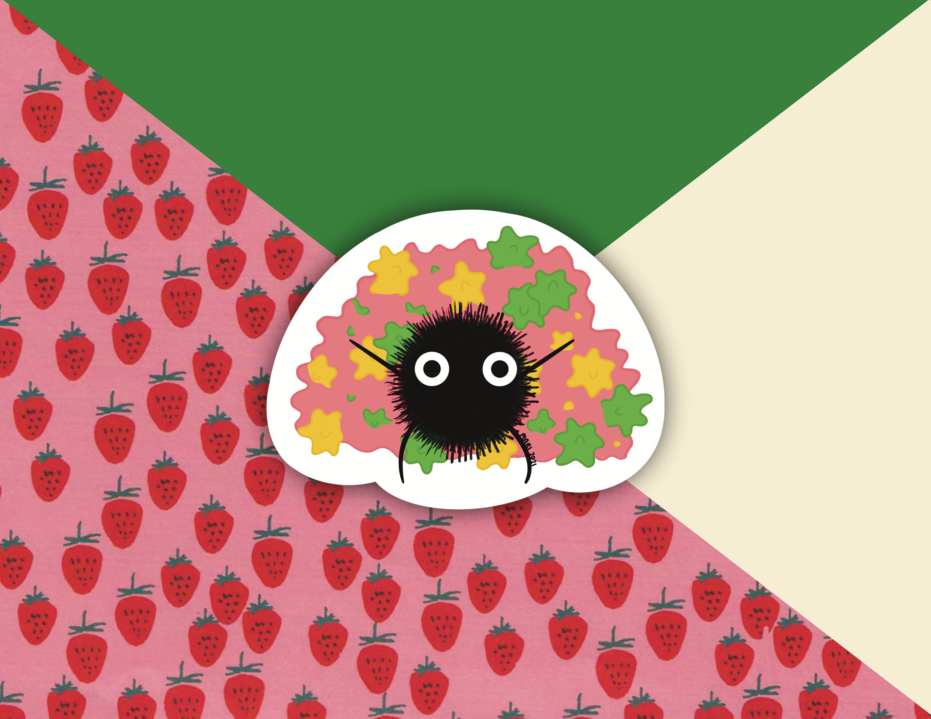 Soot Sprite Sticker Set Star Candy Cute Anime Kawaii - Etsy
