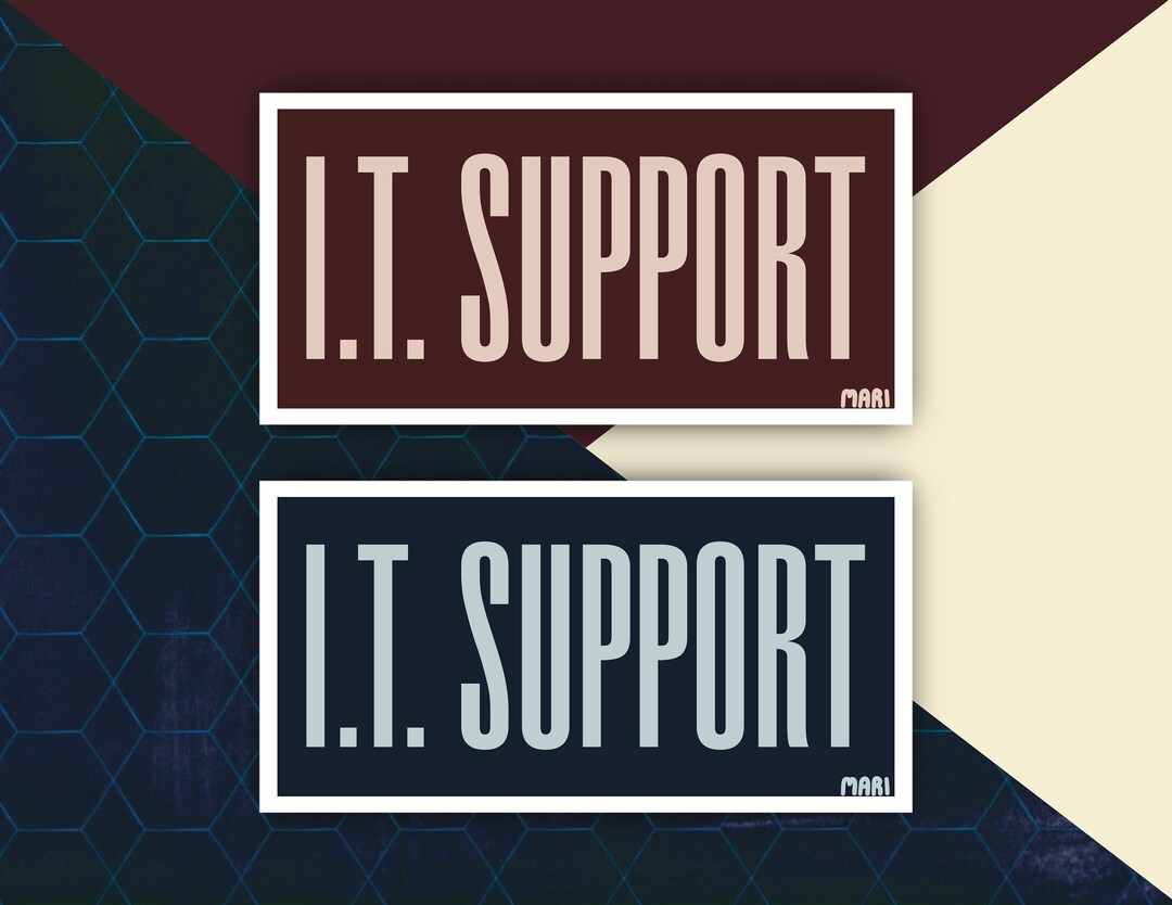 I.T. Support Sticker | Information Technology | Computer Science ...