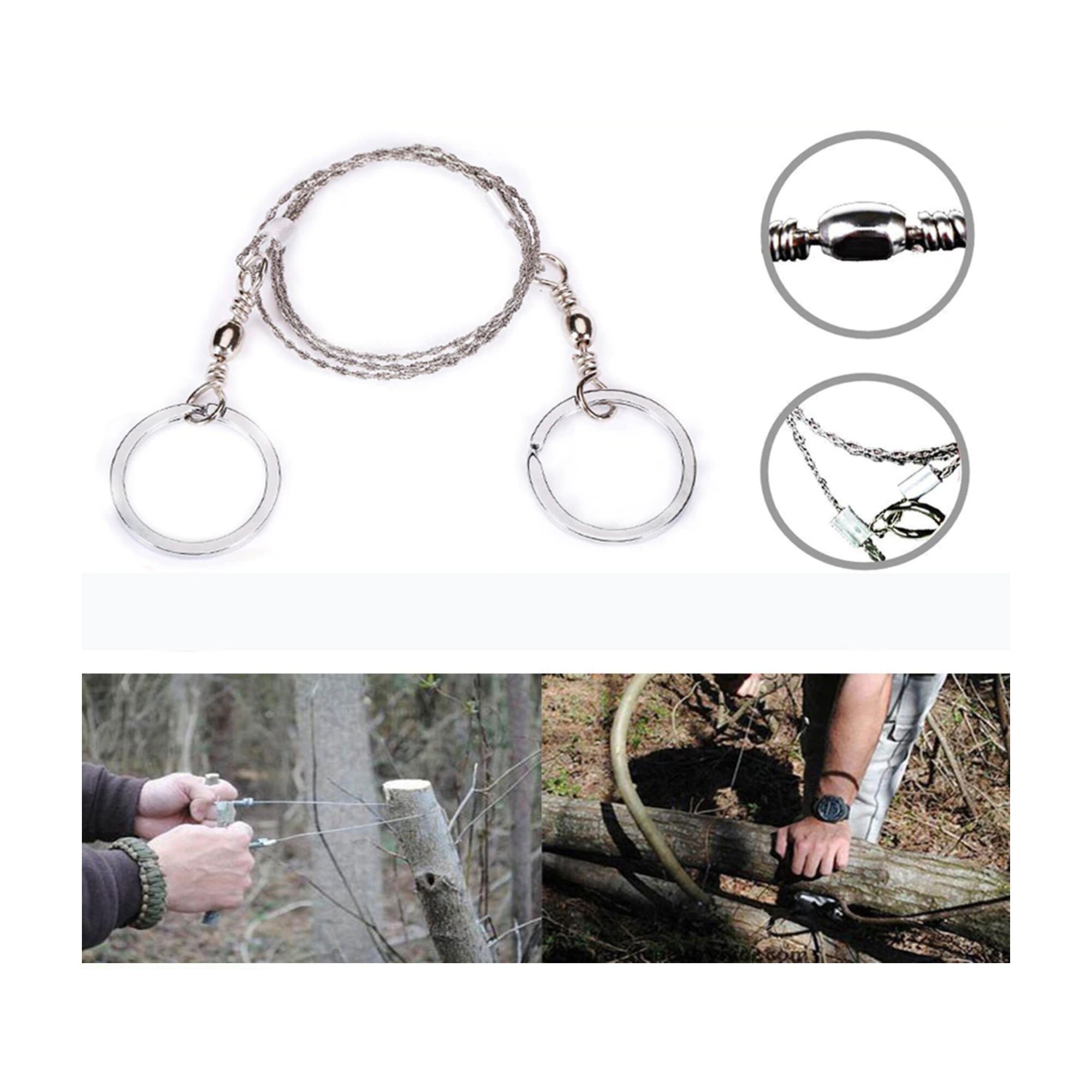 Emergency Survival Kit Compact Pocket Size Tools in a Clear Windowed ...