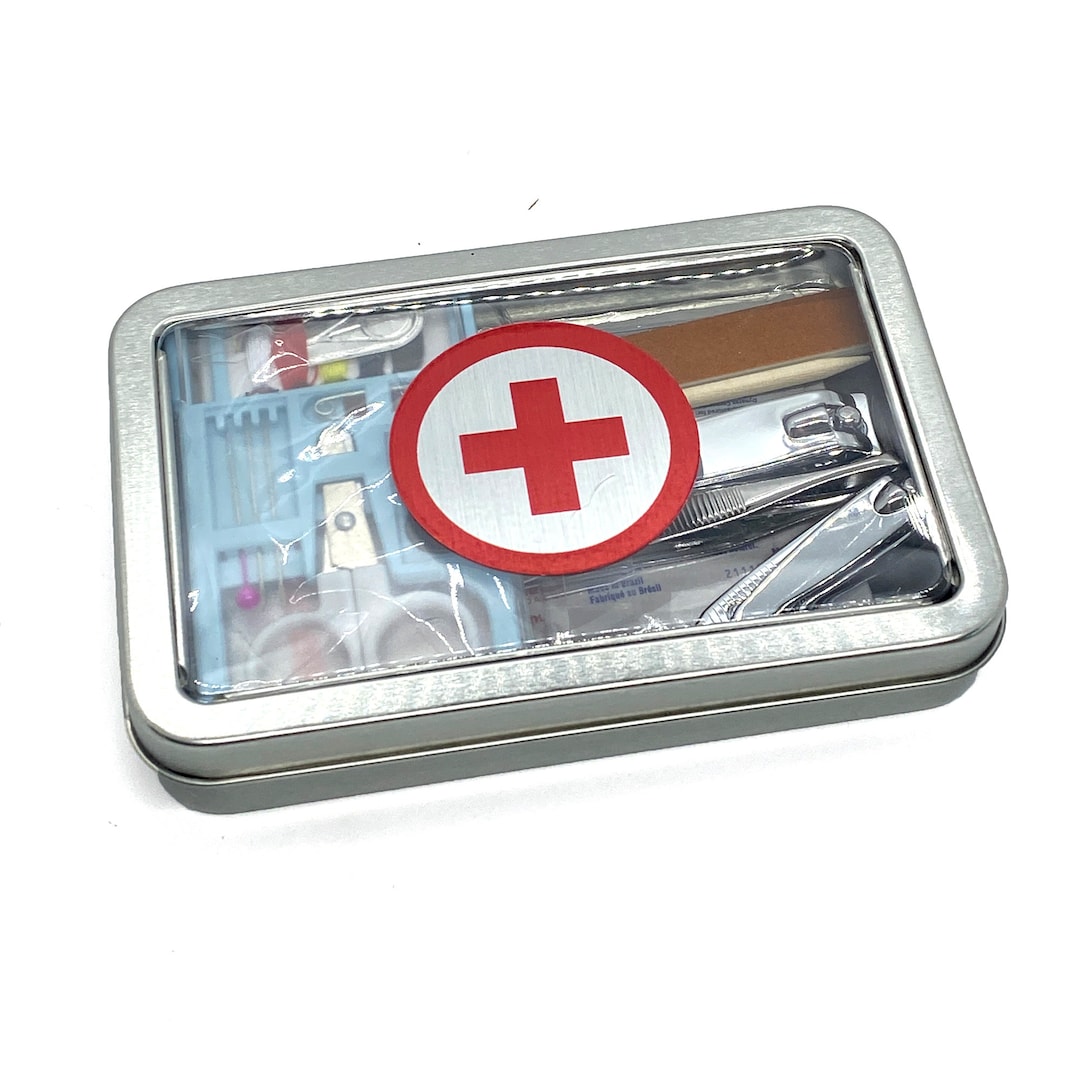 Mini First Aid & Sewing Kit – Travel Tin, Dorm Essentials - Etsy