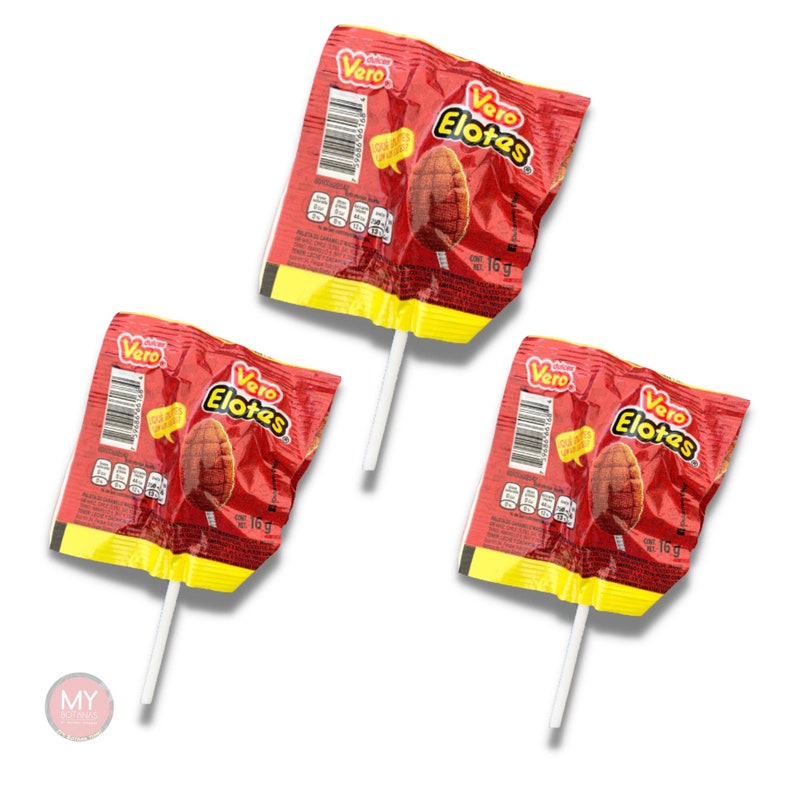 Vero Elote Lollipops Spicy Lollipops Paletas Dulce Mexicano - Etsy
