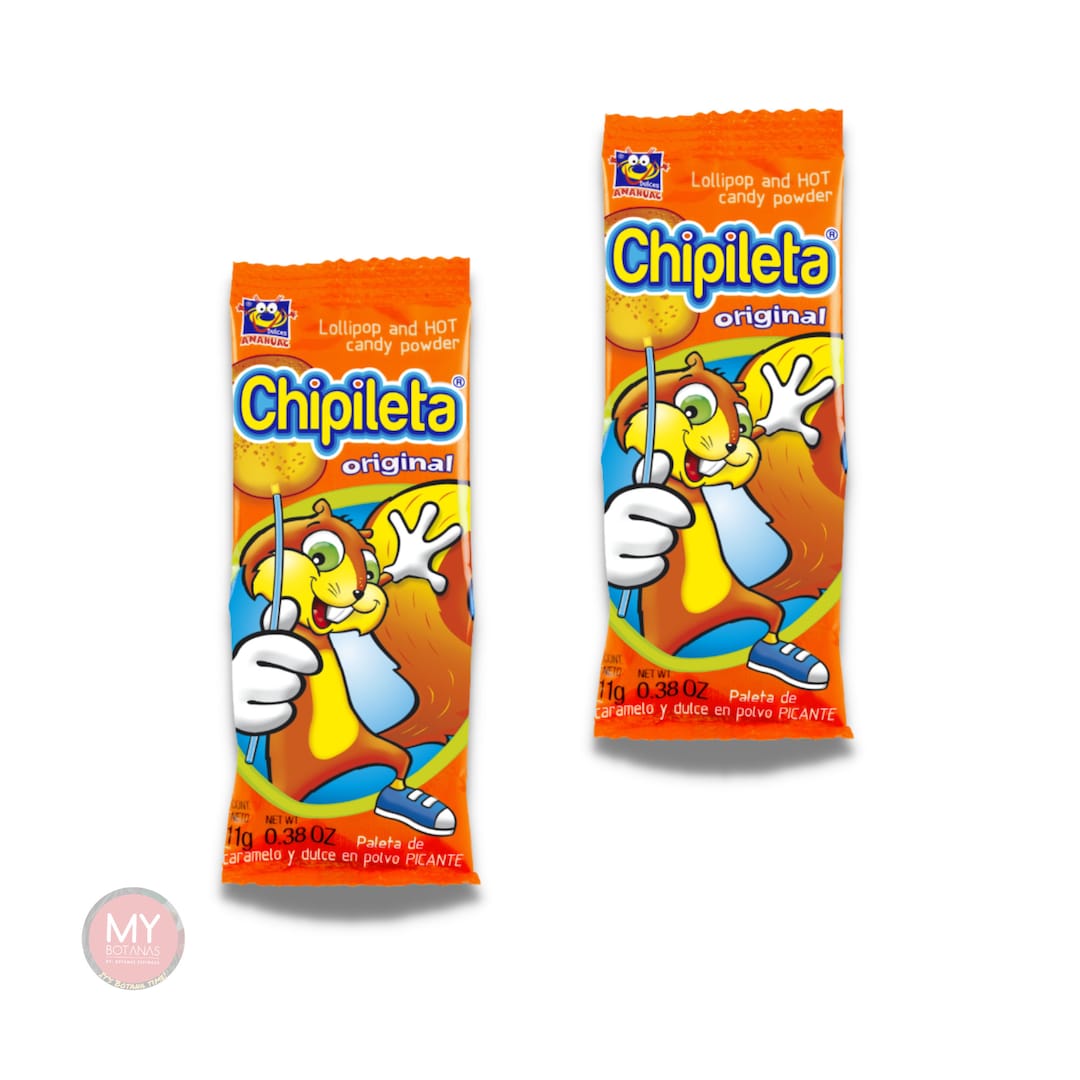 Chipileta, Spicy Orange Lollipop, Paleta Con Chile. Chili Powder Candy ...