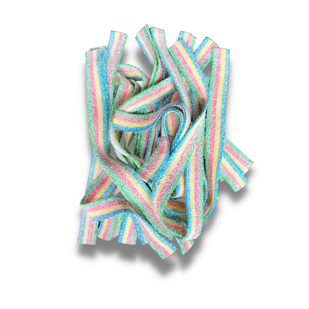 Rainbow Sour Belts, Rainbow Sour Strips, Sour Candy - Etsy