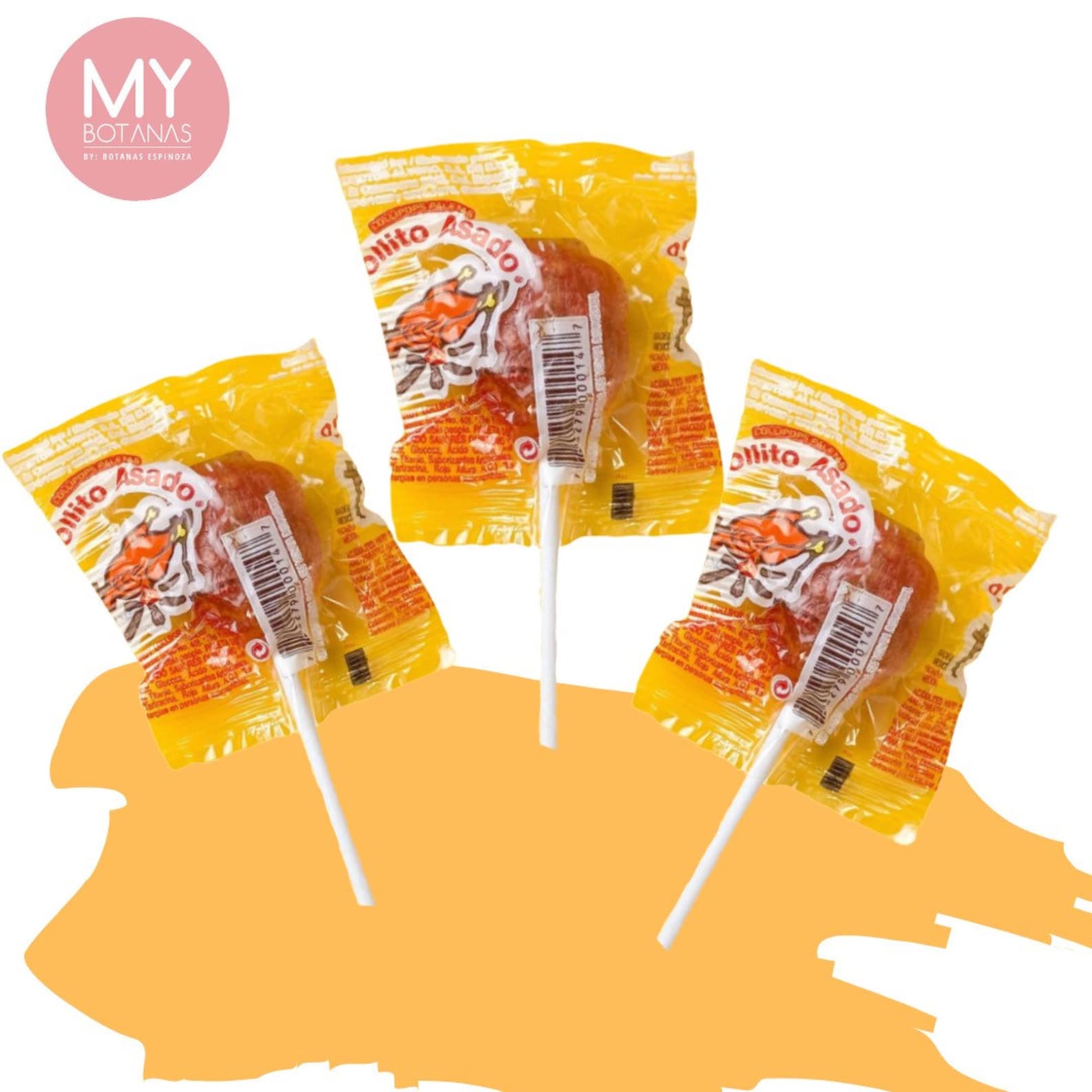 Pollito Asado Lollipops Paleta Mexican Candy Dulce | Etsy