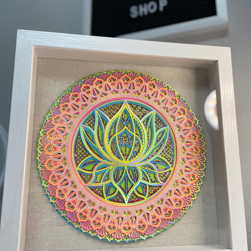 12x12 Mandala Frame - Etsy