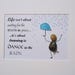 Dance in the Rain Friendship Family Encouragement - Etsy UK