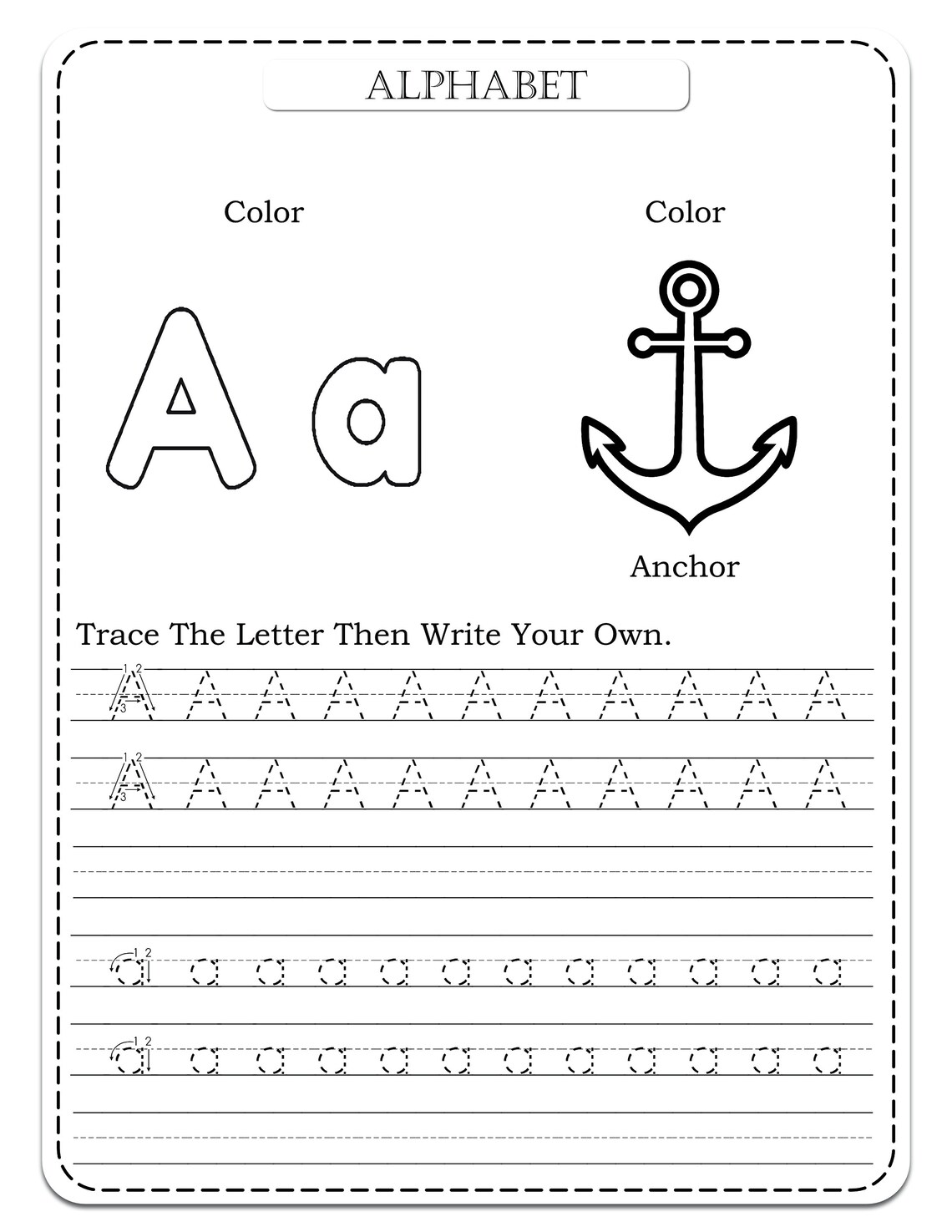 Affirmations and the Alphabet: A Handwriting Practice Book That Teaches ...
