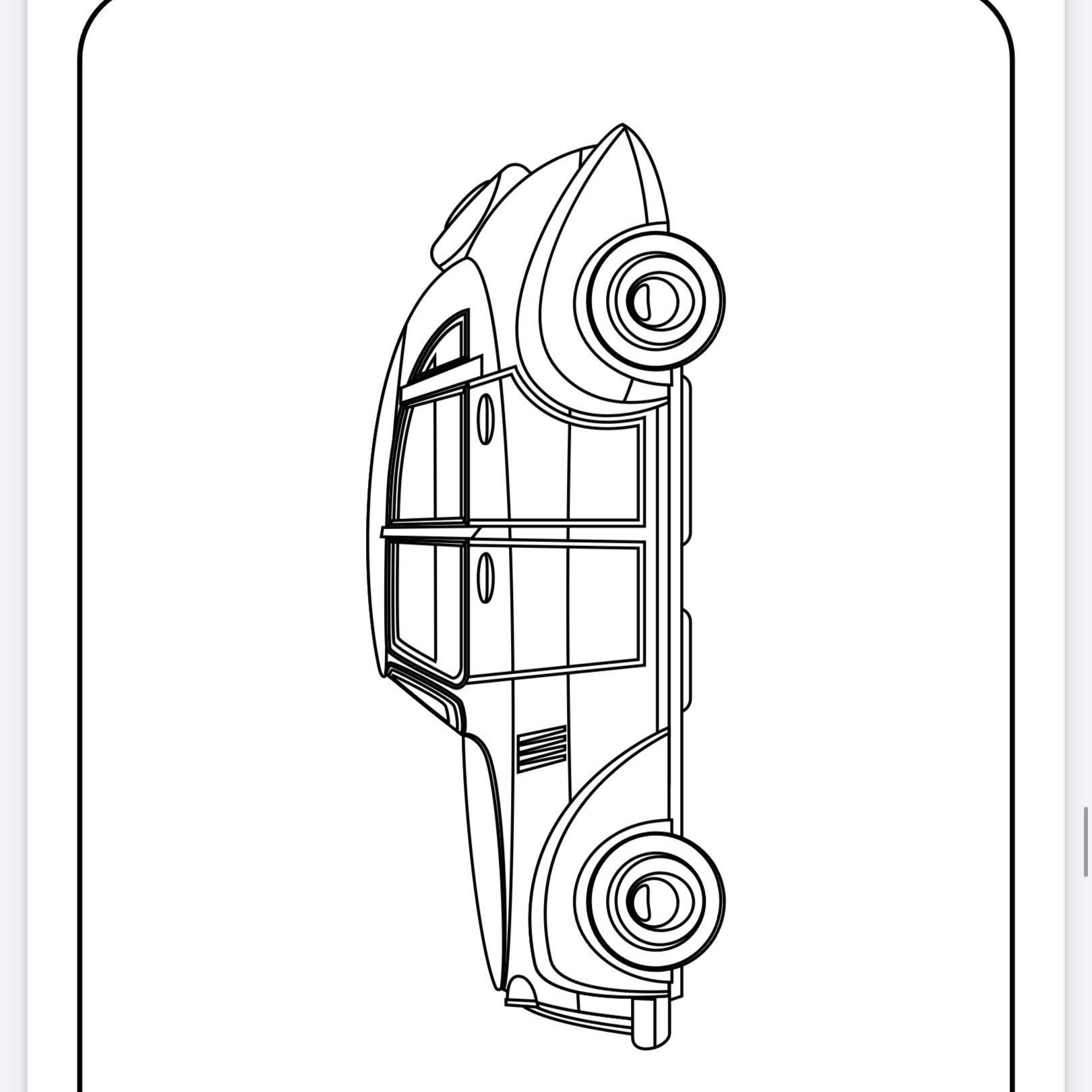 Cool Printable Car Coloring Pages - Etsy
