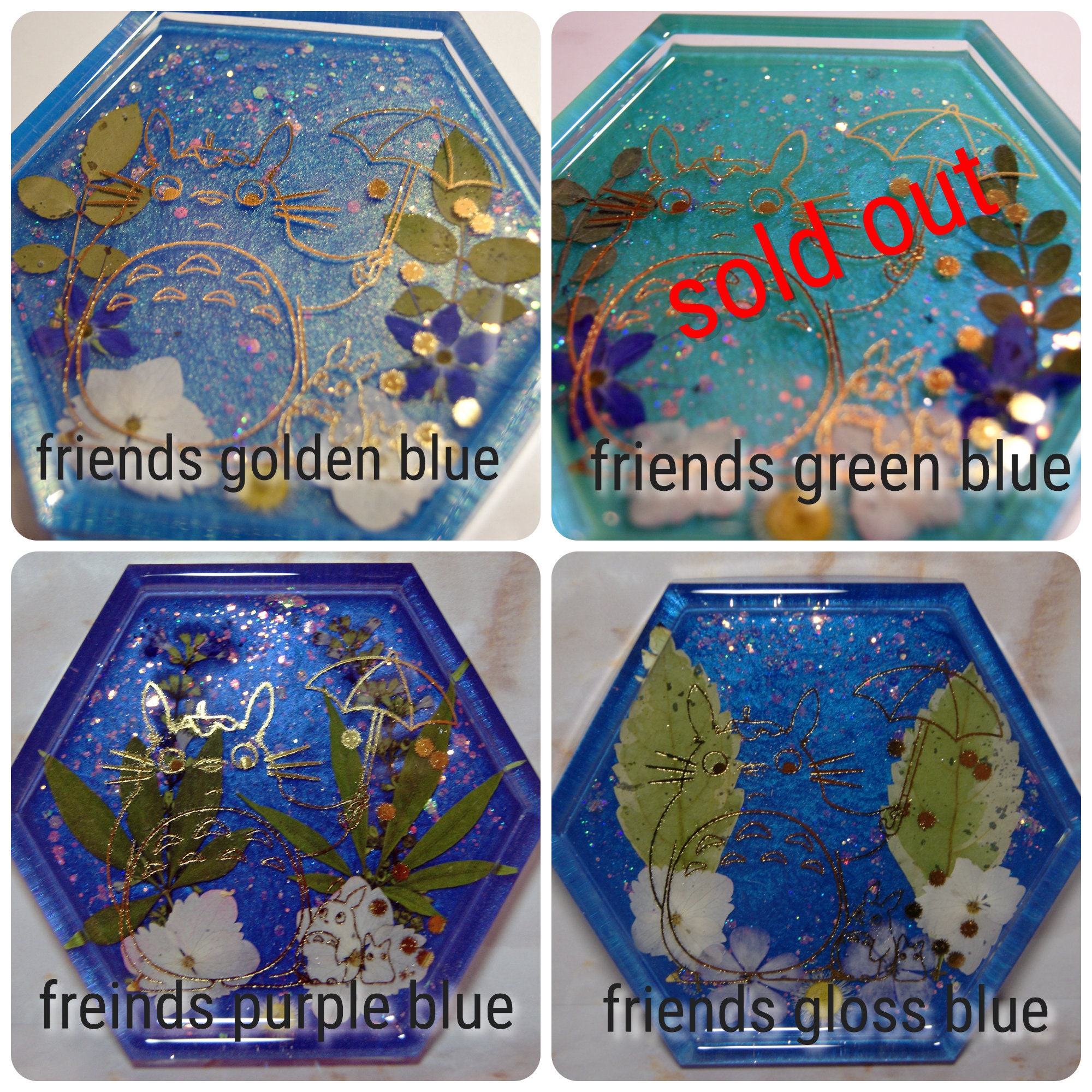 Studio Ghibli Theme Coaster No Face Coaster Totoro Coaster - Etsy