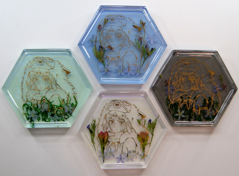 Studio Ghibli Theme Coaster No Face Coaster Totoro Coaster - Etsy