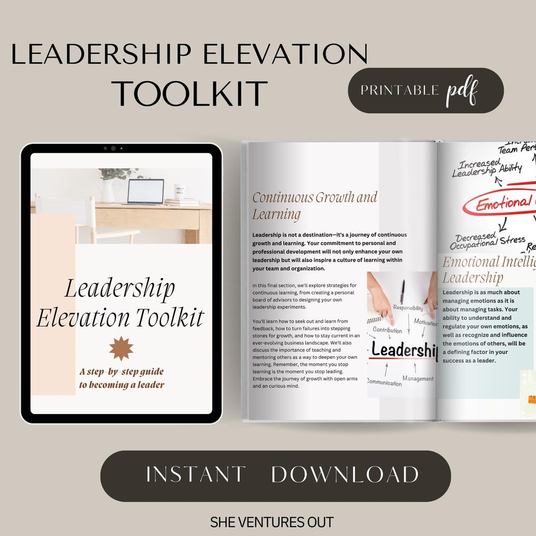 Leadership Elevation Toolkit - Etsy