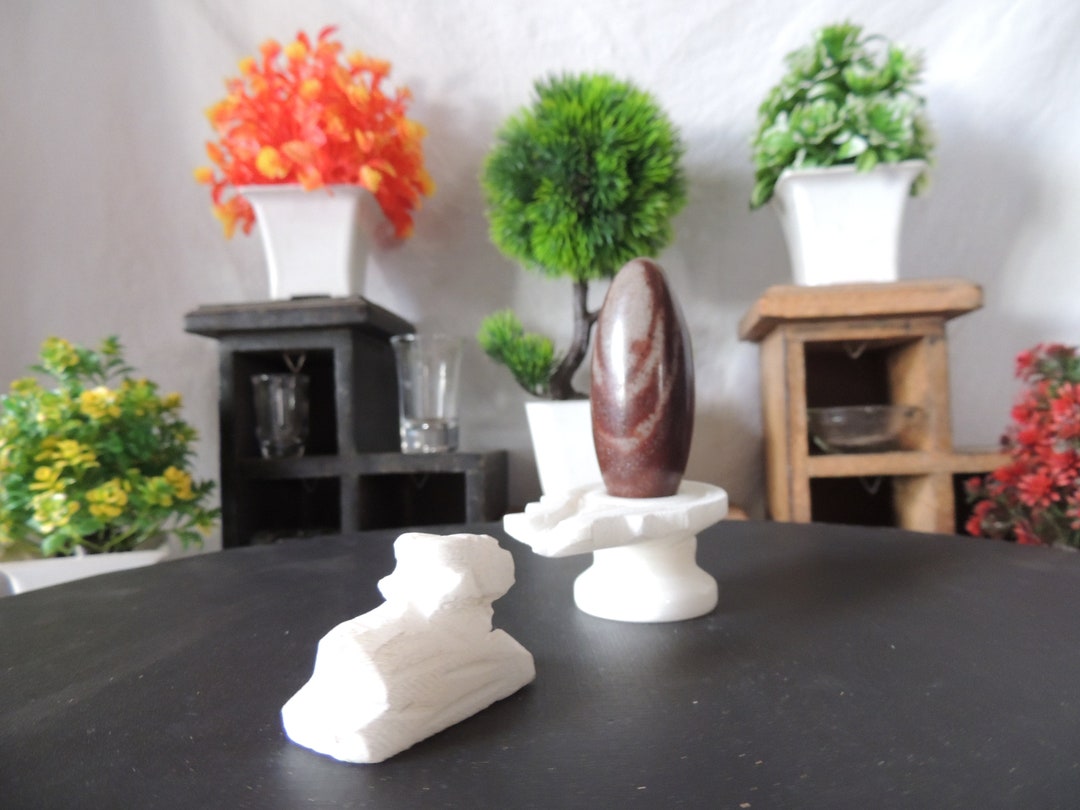 Shiva Lingam Pooja Set-3 Inches, With Yoni Base & Nandi (NSA-469) - Etsy