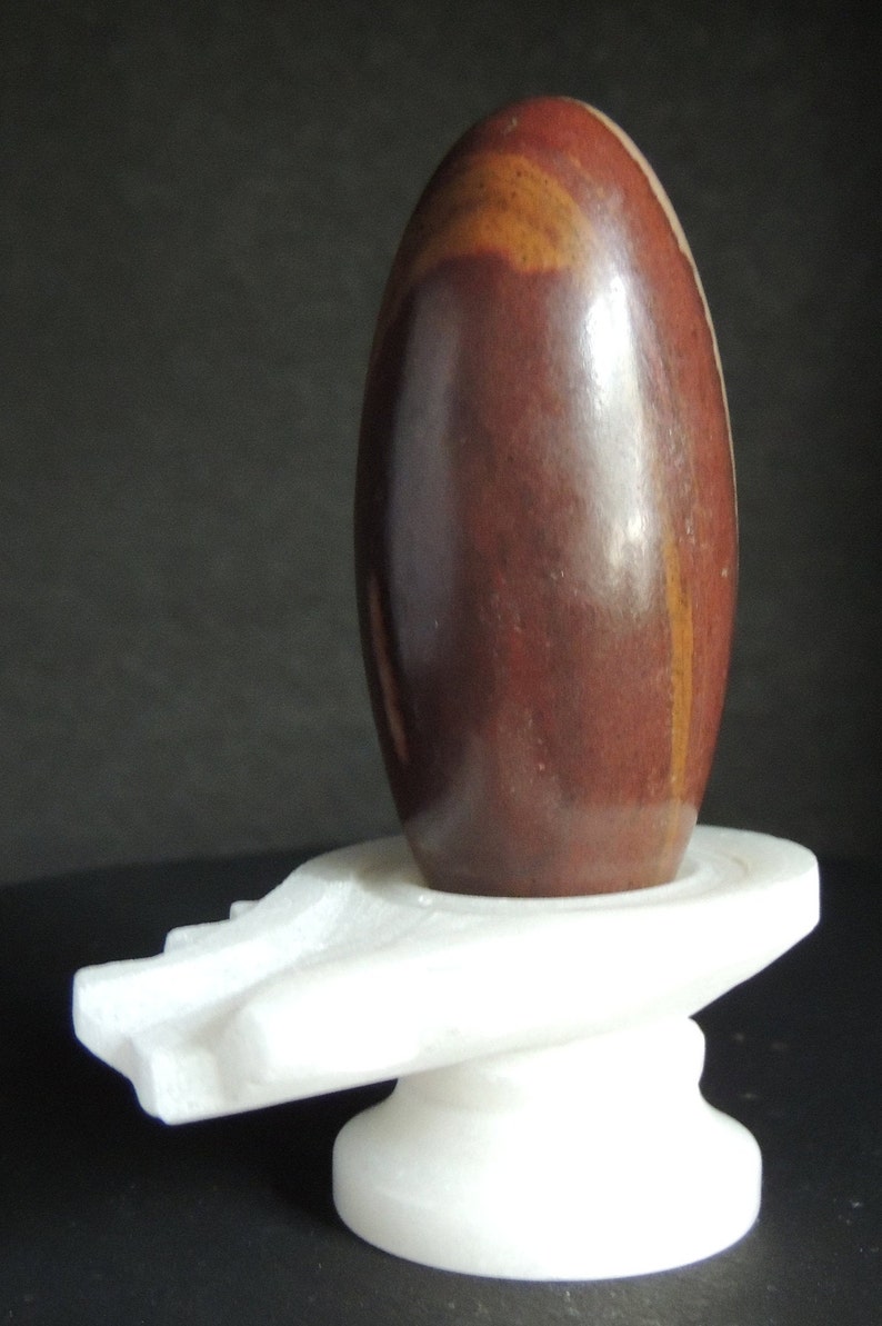 Sculpture Art Objects 5 Inches NS-A86 Narmadeshwar Shiva lingam Comes ...
