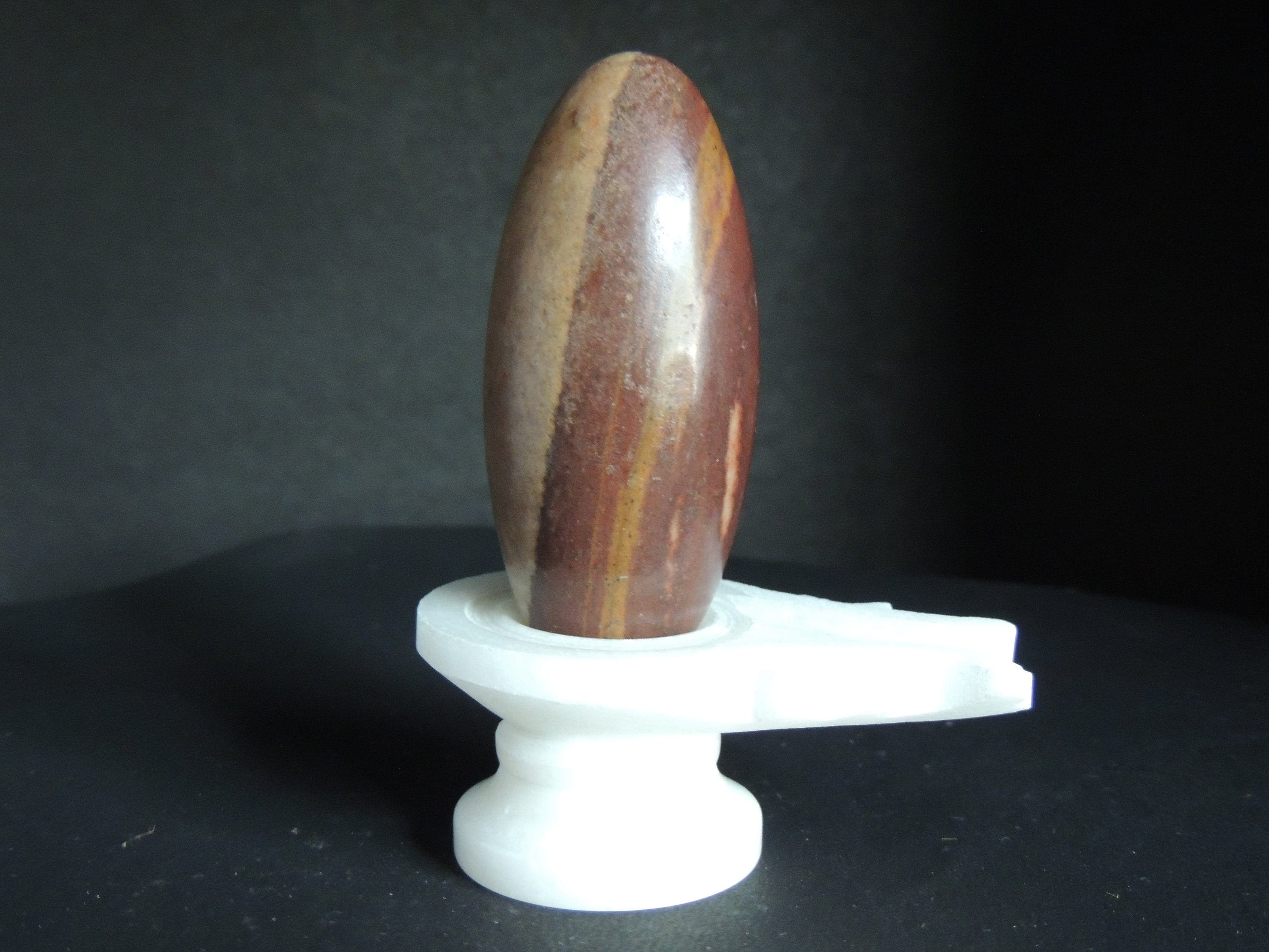 Sculpture Art Objects 5 Inches NS-A86 Narmadeshwar Shiva lingam Comes ...