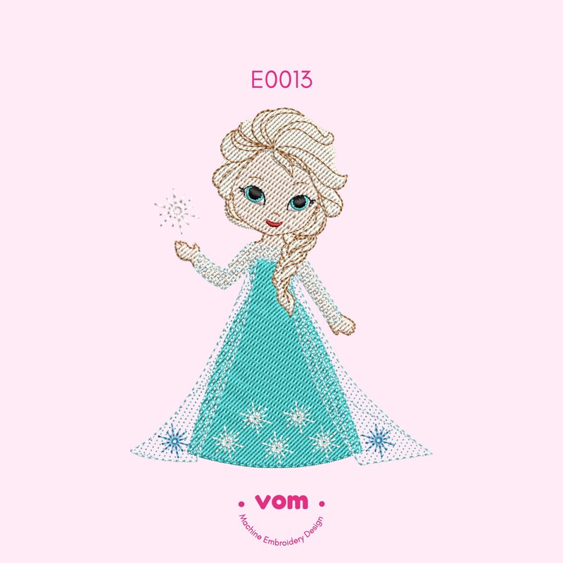 Elsa Embroidery - Etsy