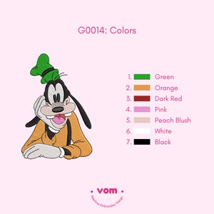 Goofy Machine Embroidery Design - 5 Sizes! - Etsy Australia