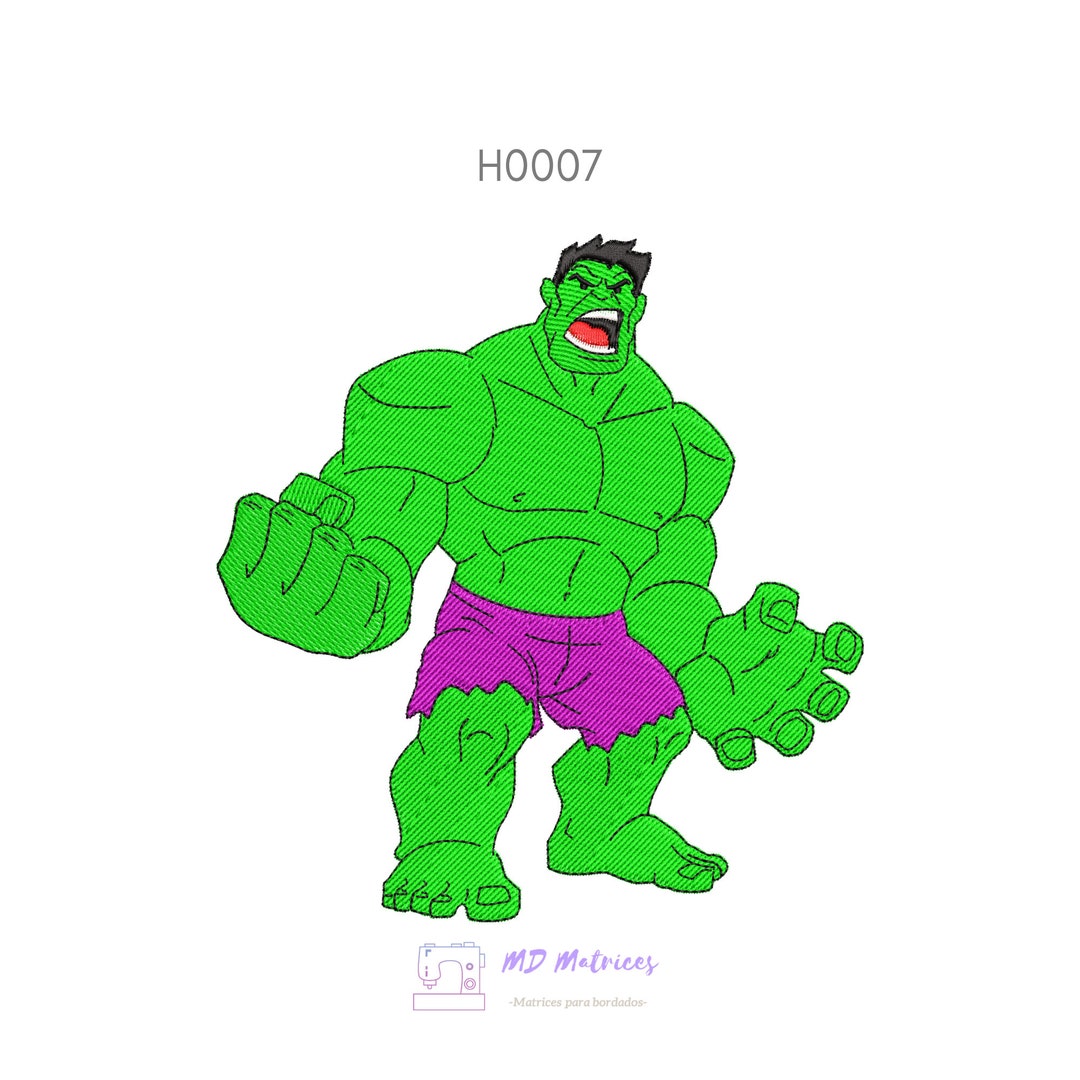 Hulk Machine Embroidery Design 5 Sizes - Etsy