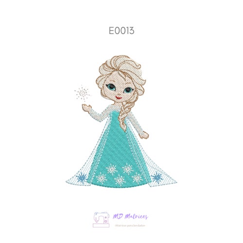 Frozen Princess Elsa & Anna Embroidery Design 4x4 and 5x7 - Etsy