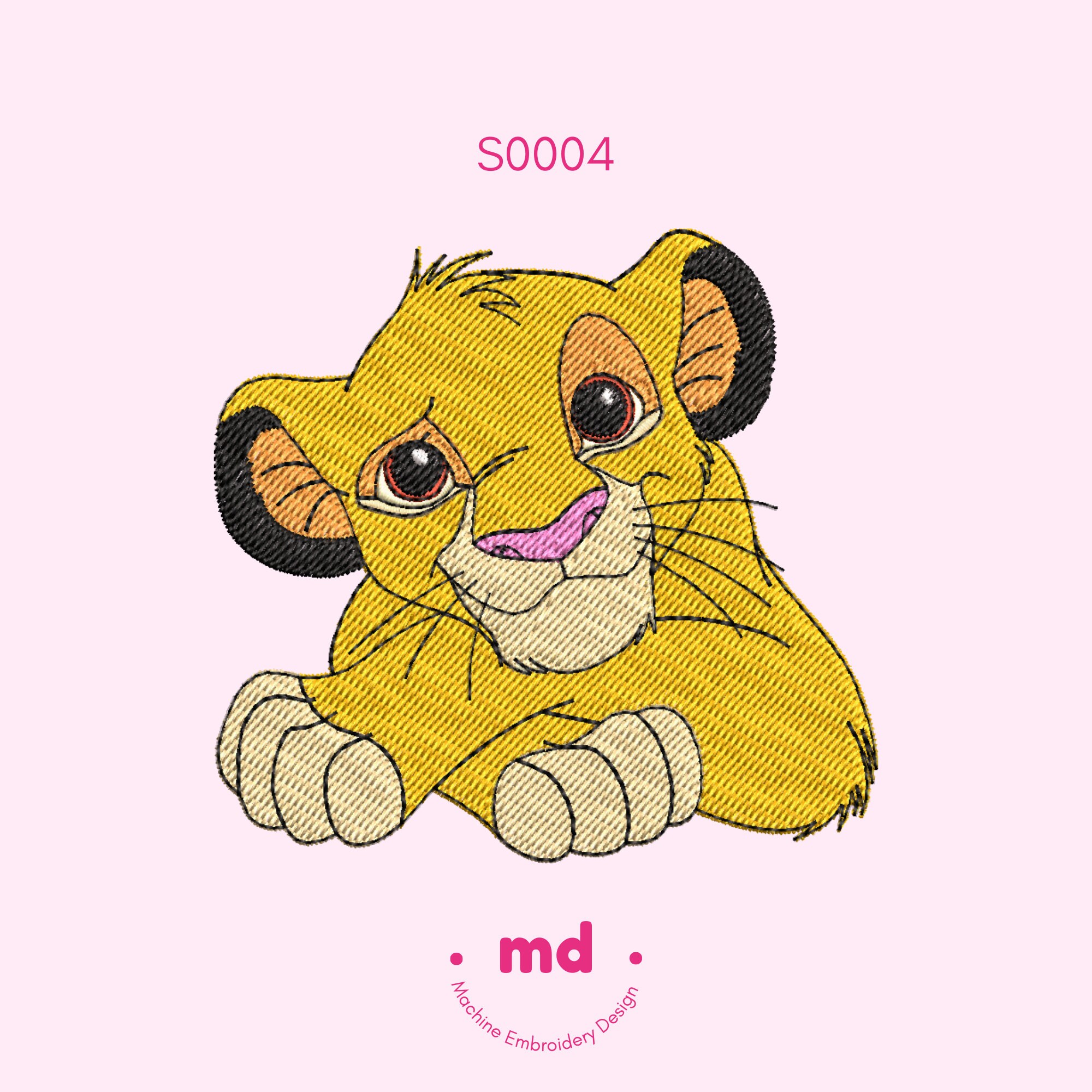 The Lion King Baby Simba Drawing On Tree