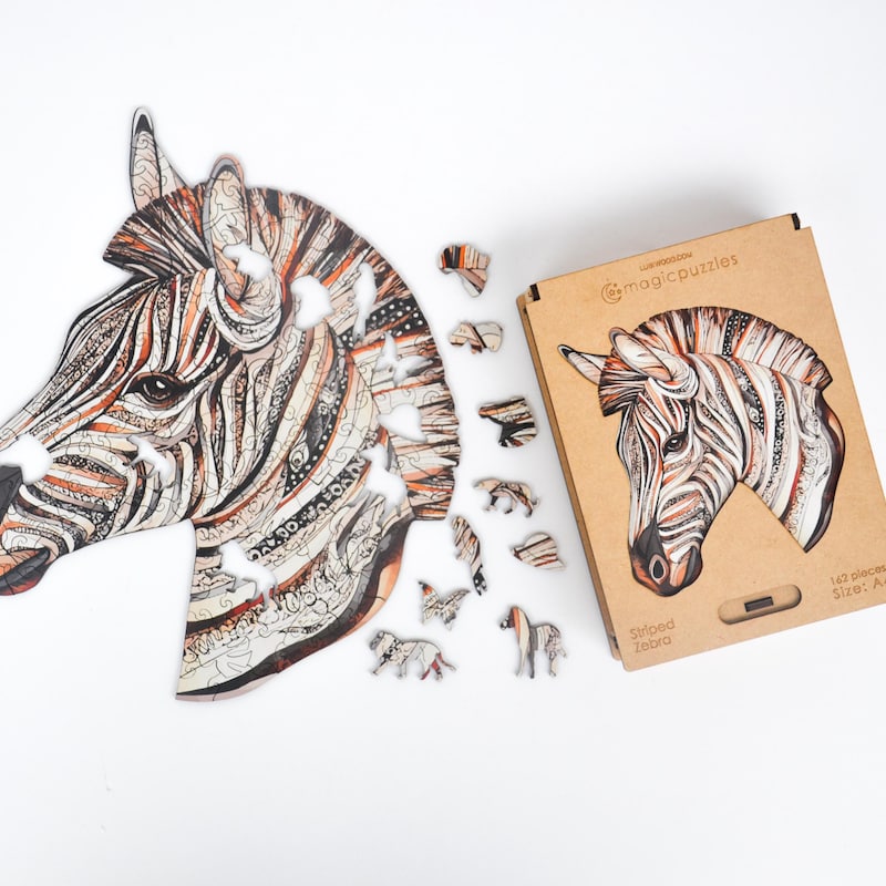Zebra Puzzles for Adults - Etsy