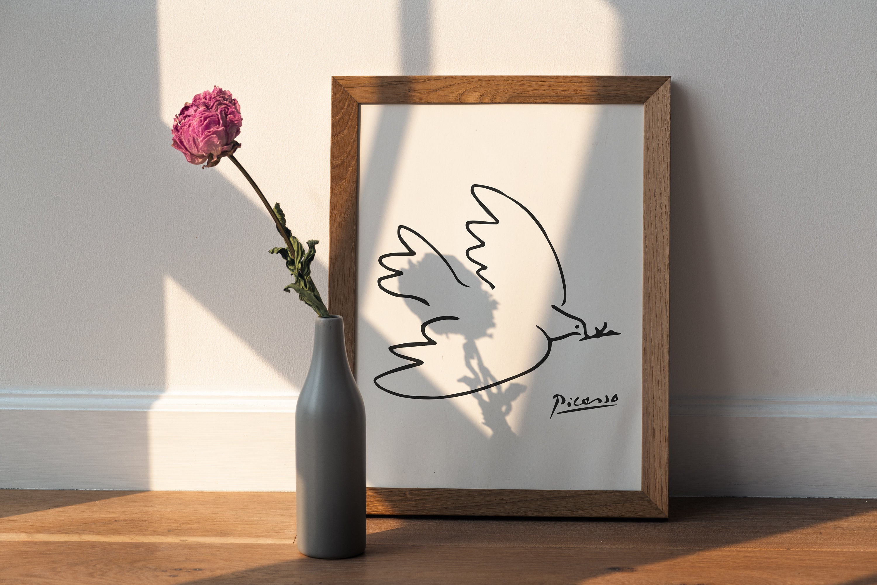 Pablo Picasso Dove of Peace Print Digital Download Picasso Line Art ...