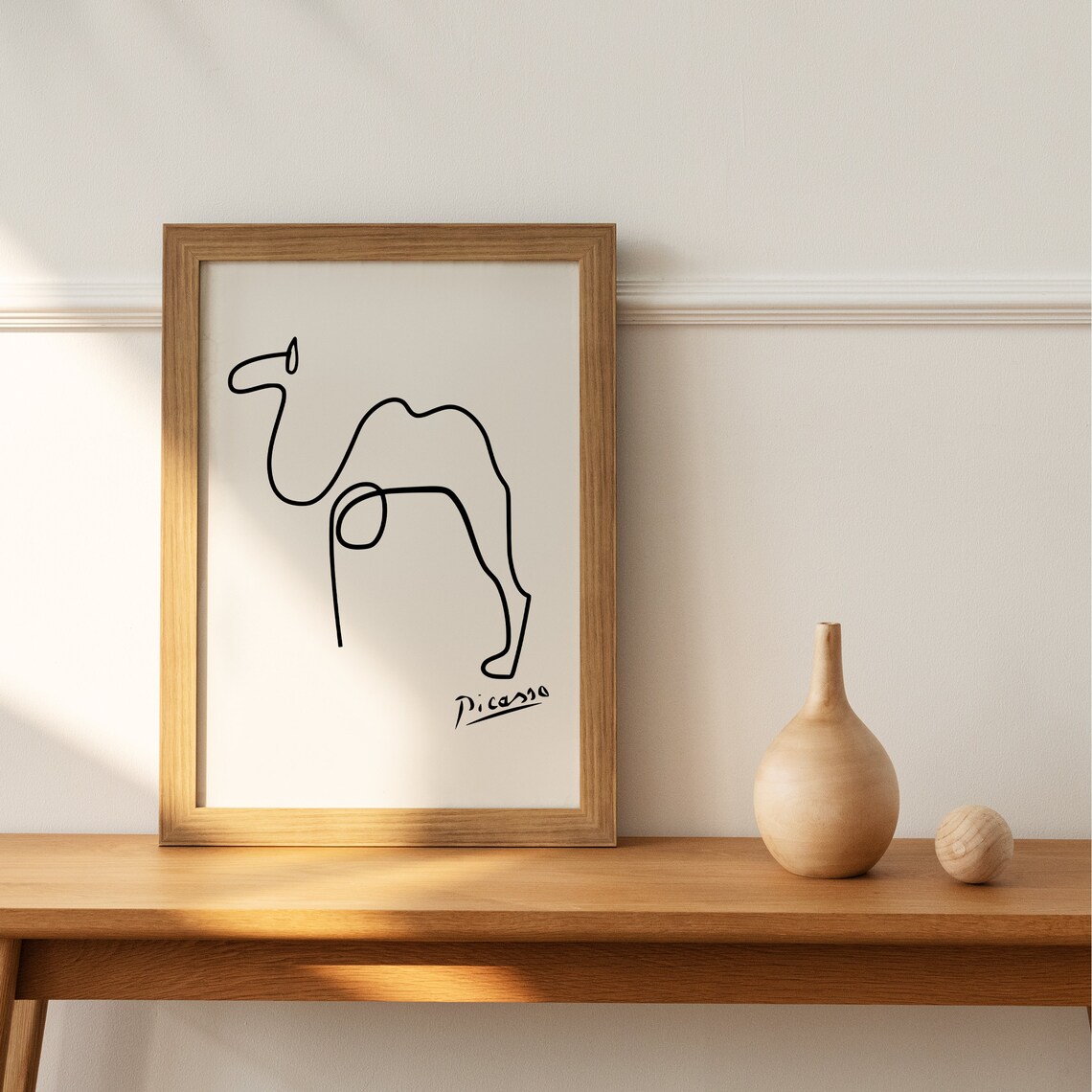 Pablo Picasso Camel Print Animal Wall Art Minimalist Picasso Print Contemporary Surrealism ...