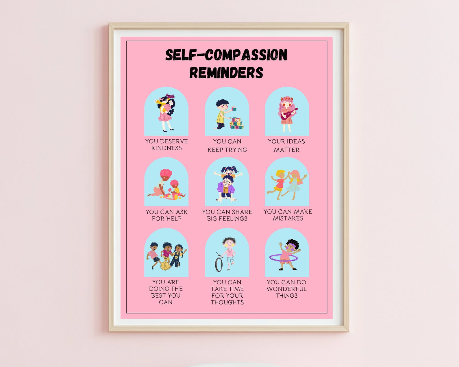 Set of 7 Feelings Poster, Emotions Chart, Homeschool Classroom Decor ...