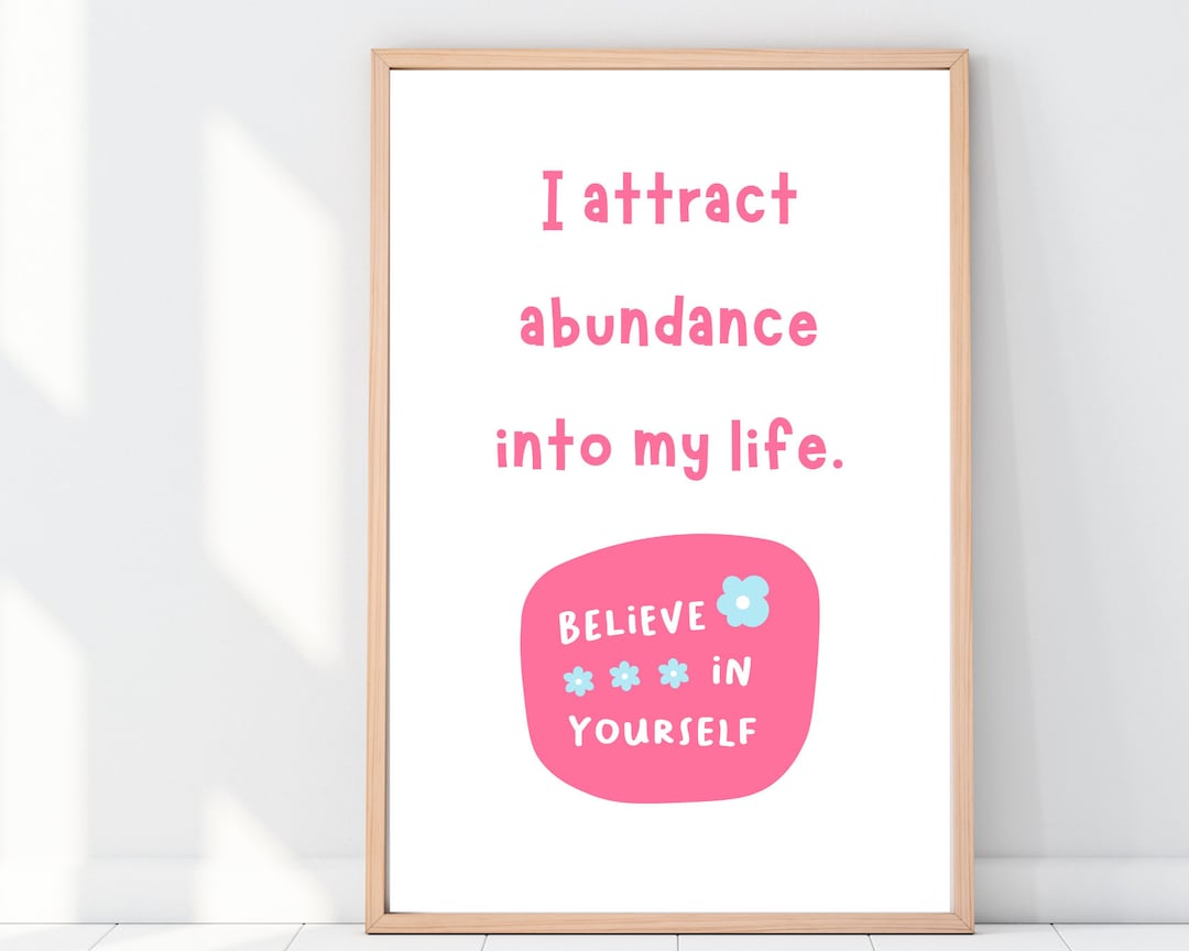 Positive Affirmation, Affirmation Posters, Printable Affirmations ...