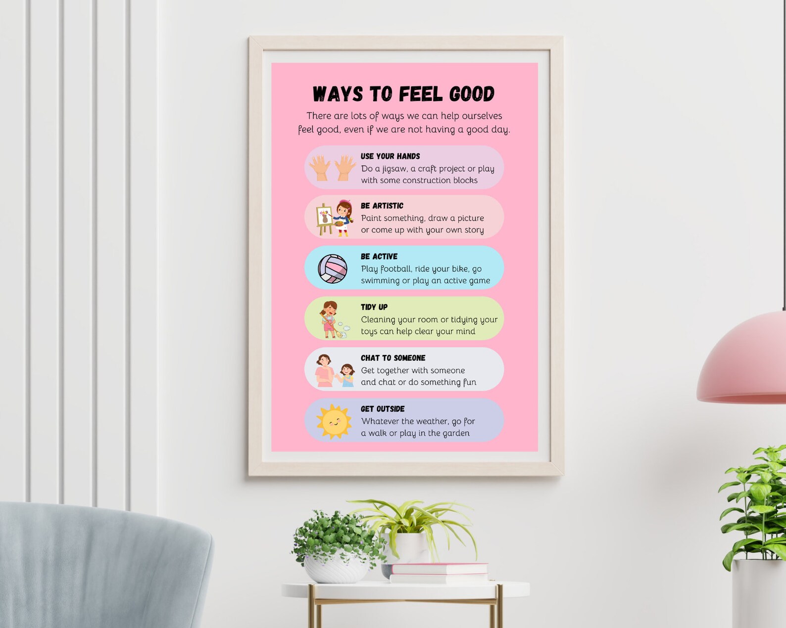 Set of 7 Feelings Poster, Emotions Chart, Homeschool Classroom Decor ...