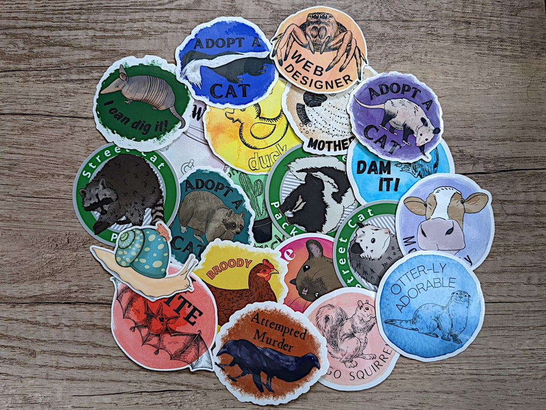 One of Everything: Vinyl Stickers - Etsy