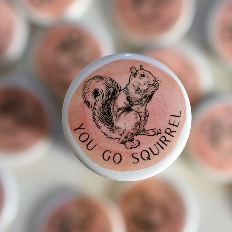 Squirrel Pin - Etsy