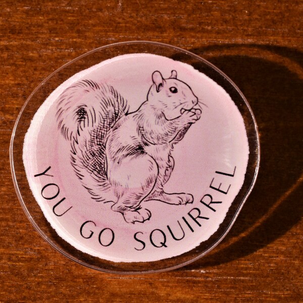 Squirrel Pin - Etsy
