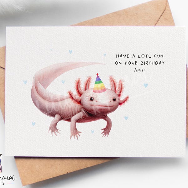 Axolotl Art - Etsy UK