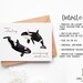 Orca Birthday Card | Whale Birthday Card, Cute Orca Couple Card, Killer ...