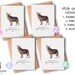 Wolf Birthday Card Personalised Wolf Card, Wolf Greeting Card, Custom ...