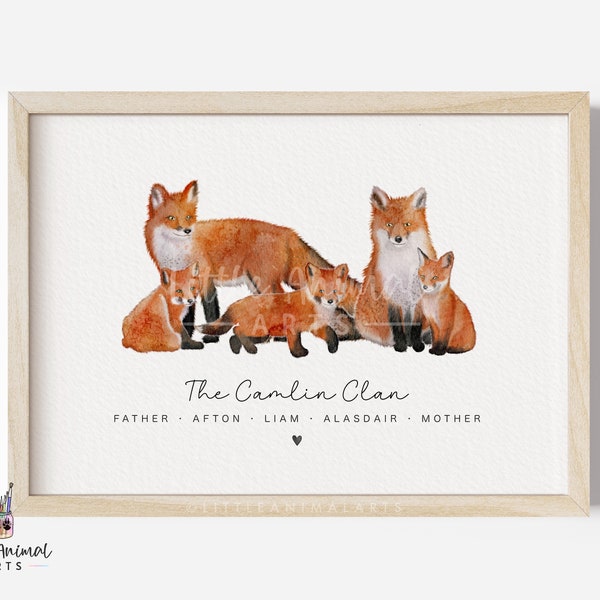Fox Art - Etsy