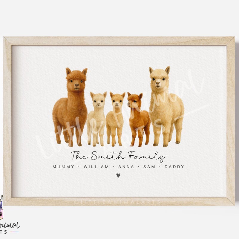 Family Symbol Art Animals - Etsy UK