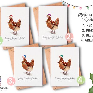 Chicken Christmas Card | Funny Chicken Card, Chicken Joke Card, Farmer ...